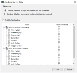 How to combine multiple Excel worksheets into one – user guide | XLTools