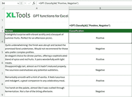 How to classify text with GPT.Classify in Excel – user guide | XLTools