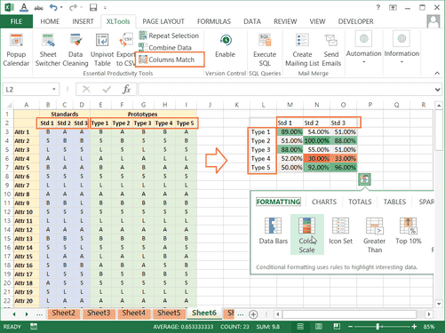 How to match Excel columns – user guide | XLTools How to match Excel columns – user guide | XLTools