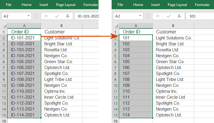 How To Delete Text In Excel By Its Position In A Cell Or By Character 