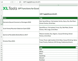 How to apply tags with GPT.Tag in Excel – user guide | XLTools