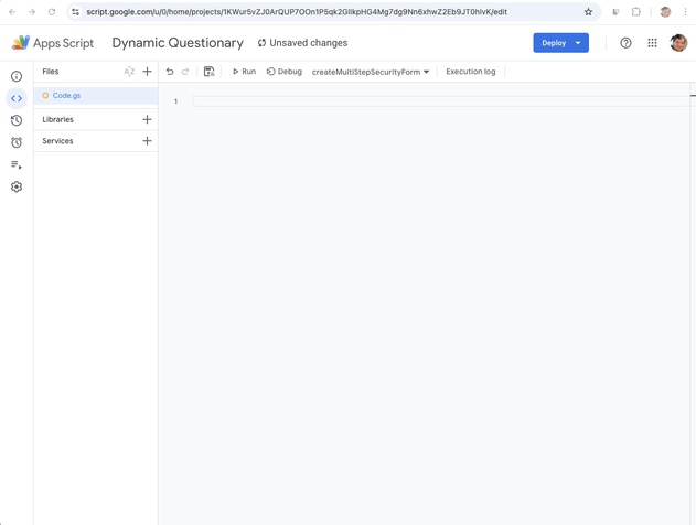 Automating Questionnaire Generation with AI and Google Forms