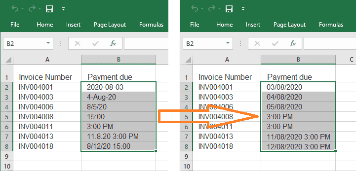 How To Change Date And Time Format In Excel
