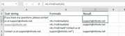 How to find and extract an email address from a text string in Excel ...